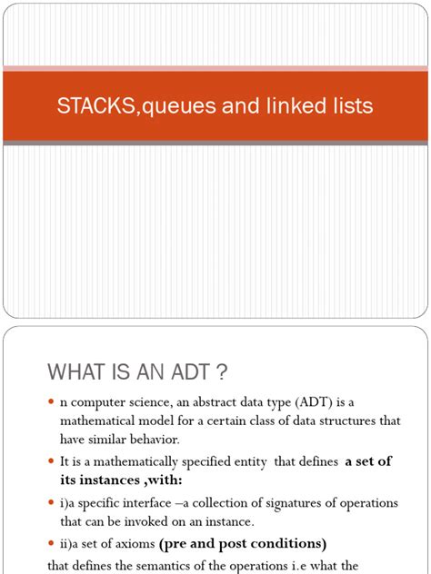 Stacks Queues And Linked Lists Pdf