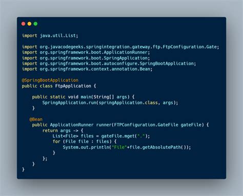 Retrieving Files From Ftp Server Using Spring Integration