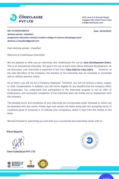 Akshata S Chaudhari On Linkedin Codeclause Javaintern Backenddevelopement Javainternship Java