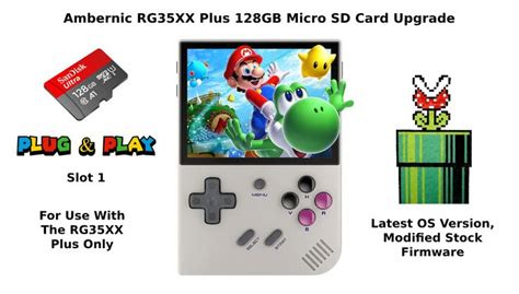 Anbernic Rg35xx Plus Original Os Sd Card Upgrade Stock Firmware In 2024
