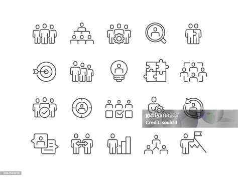 Teamwork Icons High Res Vector Graphic Getty Images