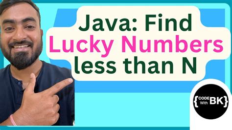 Java Program To Print The Lucky Numbers Less Than N Isc Computer