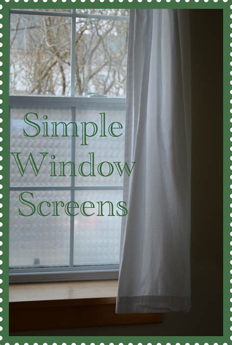 Marvelously Messy Make Your Own Window Screen