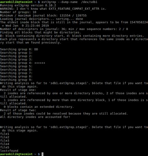 ext2 ext2 and ext4 file systems
