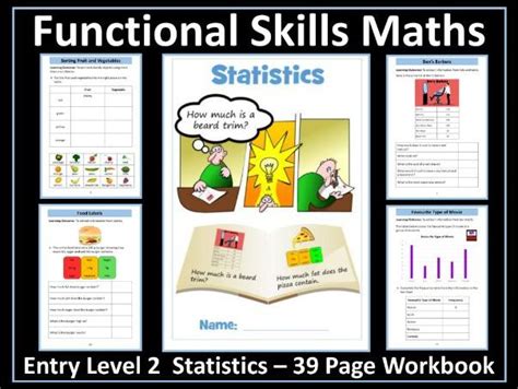Statistics Functional Skills Maths Entry Level 2 Teaching Resources
