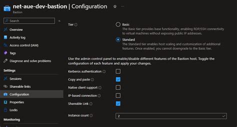 create azure bastion with shareable link support with powershell luke geek nz