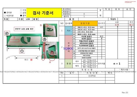 Sq인증 사출성형 검사 기준서 네이버 블로그