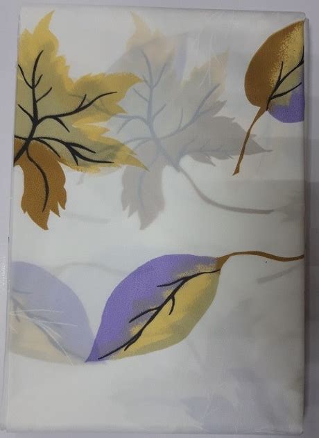 Шторка для ванной и душа тканевая Miranda LEAFS VIOLET 180x200 см ...