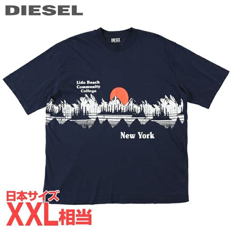 【楽天市場】 Diesel ディーゼル メンズ クラックプリント クルーネック リラックスフィット 半袖tシャツ カットソー【t Wash C20】【サイズxl】【1サイズ程大きめのサイズ感