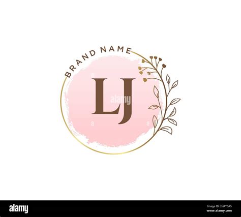 Lj Initials Logo Stock Vector Images Alamy