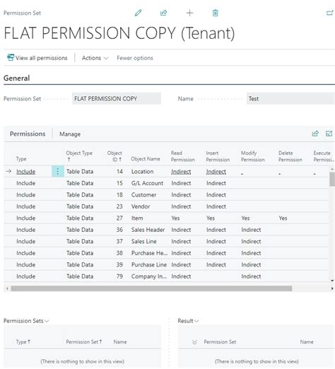 Business Central Copying Permission Sets Probitas