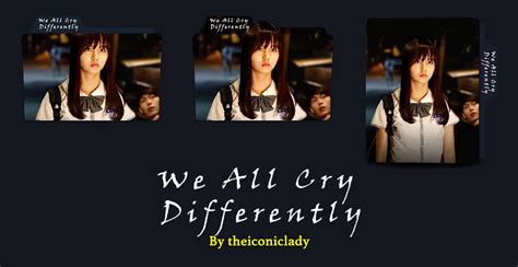 We All Cry Differently Folder Icons By Theiconiclady On DeviantArt