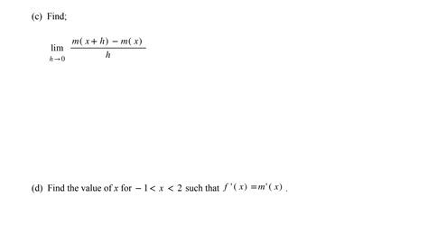 Solved Graph Off Let F Be The Continuous Function Defined