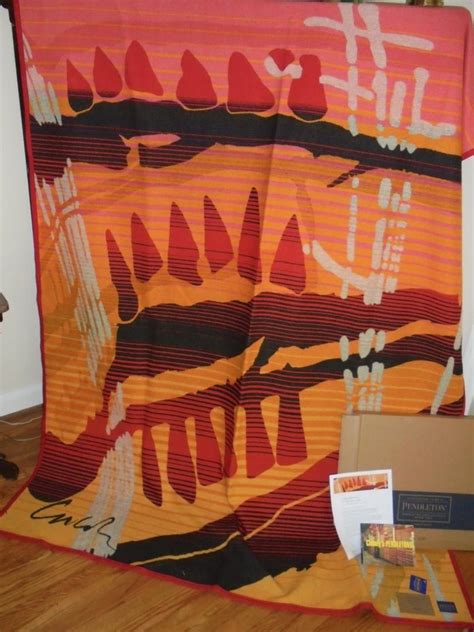 New Dale Chihuly Pendleton Blanket No7 Signed Boxpaper And Book Limited Edition 1881855389