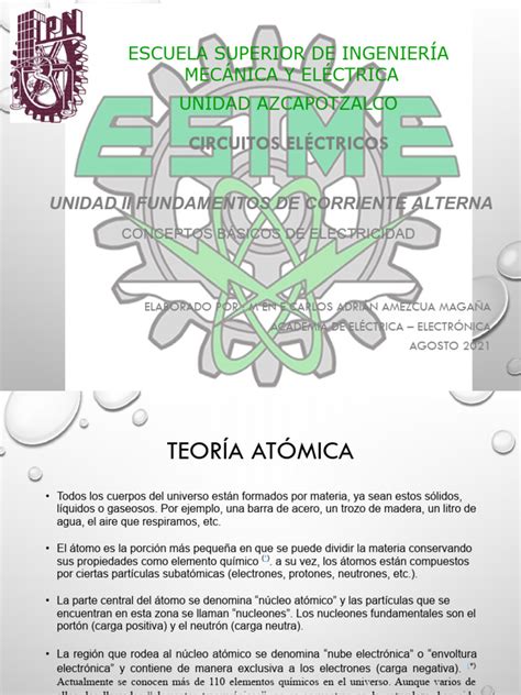 21 Principios De Electricidad Pdf Corriente Eléctrica Voltaje