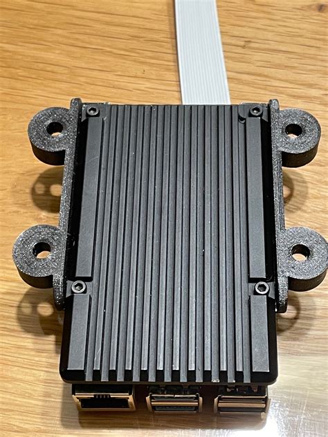 Wall Mount For Raspberry Pi Aluminum Case By LudoM Download Free STL Model Printables Com