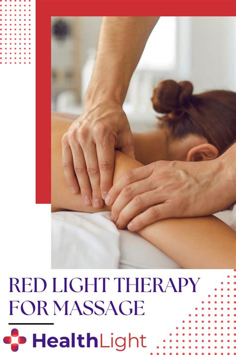 Red Light Massage Therapy Expand Your Massage Menu Sbb