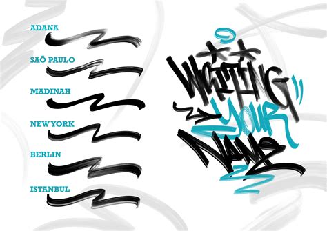 Chisel Marker Brush Pack For Procreate Graffiti And Lettering Etsy