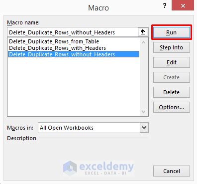 How To Delete Duplicate Rows In Excel Using VBA Methods