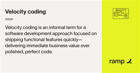 What Is Velocity Coding Meaning And Where It Came From