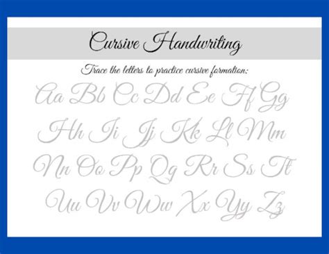 Printable Cursive Handwriting Worksheets Learn Cursive Handwriting Cursive Alphabet Worksheets