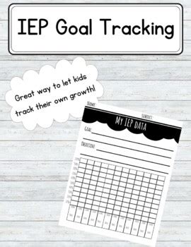 IEP Goal Objective Data Tracking By Babe Gulden Teacher TpT