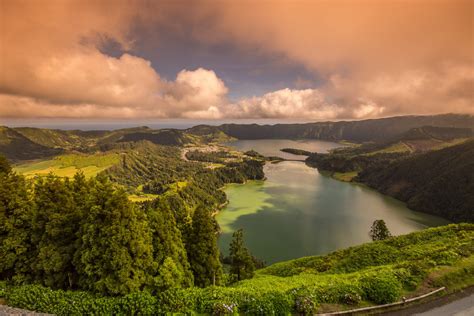 Lagoa Das Sete Cidades Ilha De São Miguel Açores Fotos E Vídeos