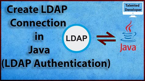 5 Ldap Java Create Ldap Connection In Javaldap Authentication Youtube