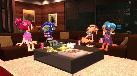 [gmod Splatoon] Sleepover By Breberrysweetcake On Deviantart