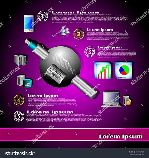 Soa Esb Infographics Stock Vector Royalty Free Shutterstock