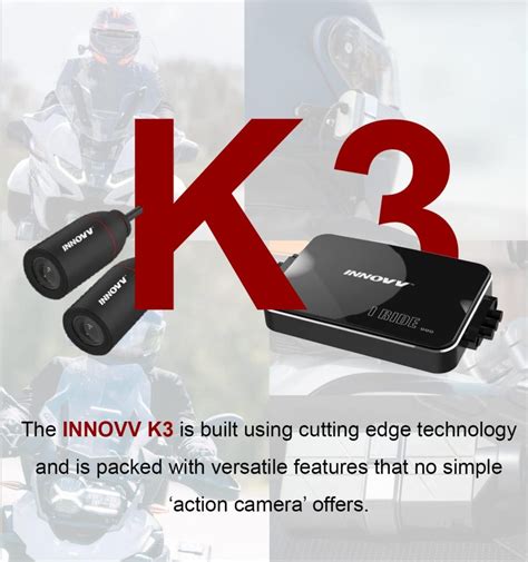 INNOVV K3 Dual Channel 1080P+1080P Full HD Motorcycle Dash Cam - OCD Tronic
