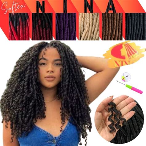Cabelo Nina Softex 90cm Aberto 100gr Original Shopee Brasil