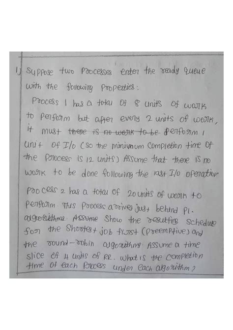 Solution Opearting System Studypool