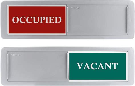 Privacy Sign Premium Vacant Occupied Sign For Home Office Restroom