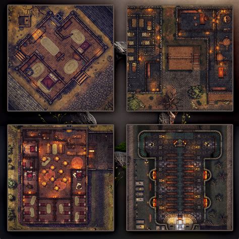 Urban Scenarios Map Pack Trovador Drivethrurpg