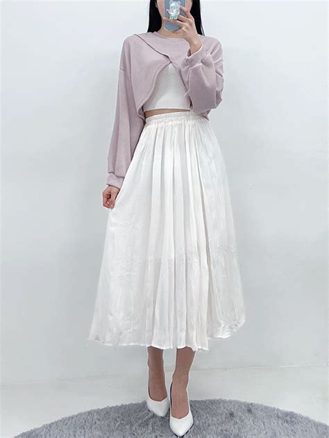 당일출고오피스룩3color 구아바 잔주름 주름 플레어 롱 스커트 치마봄스커트여름스커트봄치마여름치마캉캉스커트속바지치마머메이드스커트꾸안꾸플리츠스커트롱치마