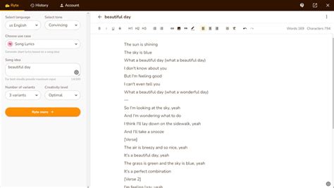 Lyrics Generator