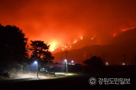 종합 삼척·강릉·동해 산불 역대급 피해 여의도 면적 3배 잿더미