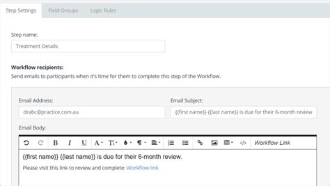 Workflow Reminder Emails Snapforms Resources And Faqs