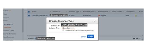 Change Resize AWS Ec2 Instance Types DEVOPS MY WAY