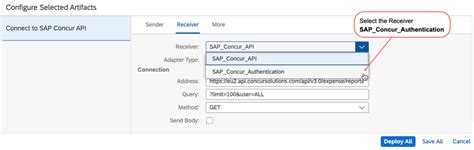learn how to consume sap concur api using cloud integration sap tutorials
