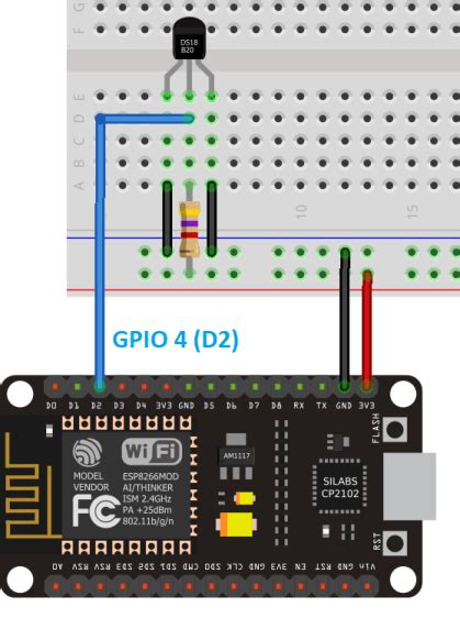 Micropython Ds18b20 Temperature Sensor With Esp32 And Esp8266 Random