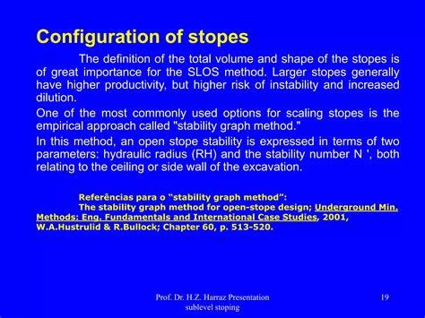 Sublevel Stoping Underground Mining Methods Pdf
