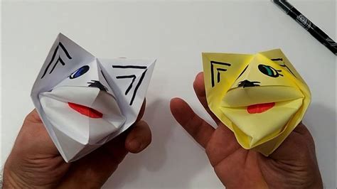 Paper Hand Puppet Easy Origami Things From Paper Paper Craft Ideas