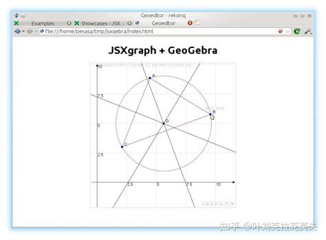 科学可视化软件介绍 交互式数学可视化软件jsxgraph 知乎