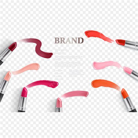 Lipstick Smear Vector Art Png Vector Design Of Lipstick Packing And