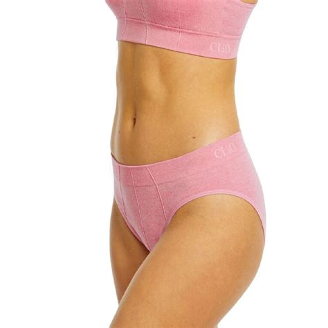 Clio Womens Hi Cut Briefs Pink The Warehouse