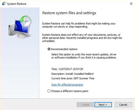 How To Create A Restore Point Windows Forums