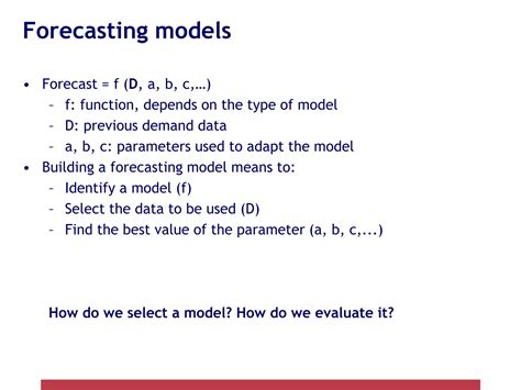 Quantitative Forecasting Techniques In Scm Ppt