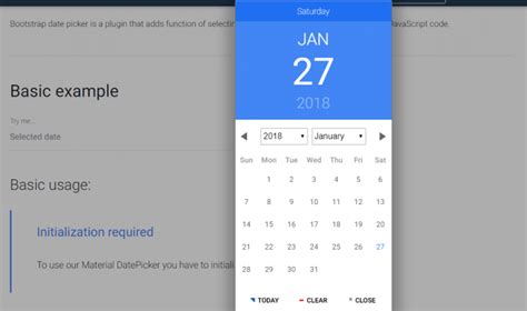 10 Date Picker For Bootstrap Onaircode